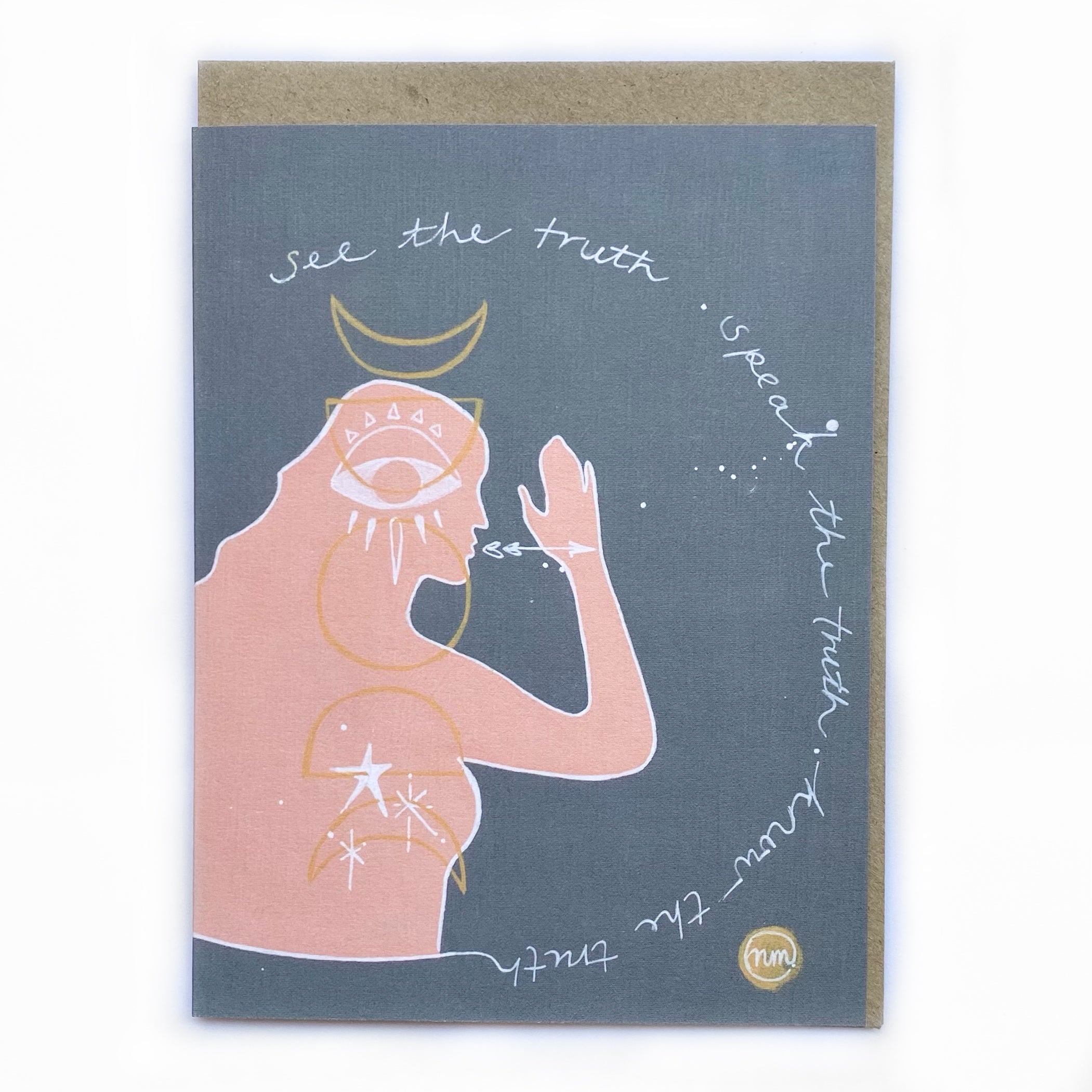 Greeting Card KNOW – Natasha Mott